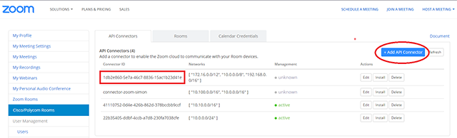 Legacy Zoom Connector for Polycom